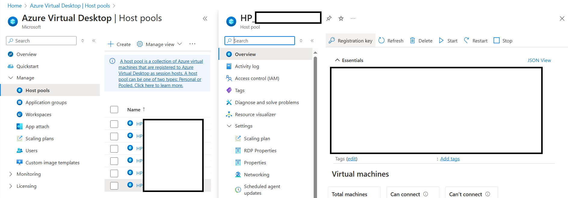 Add existing VM to AVD on Azure Stack Local